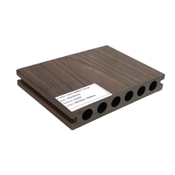 Quality Anti Slip Hollow Core Composite Decking Outdoor For Swimming Pool for sale