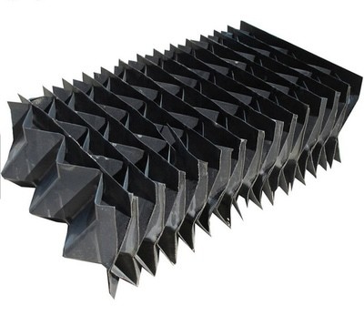 Quality Cooling Tower PVC Drift Eliminator Louver PVC Drift Mist Eliminators Black Drift for sale