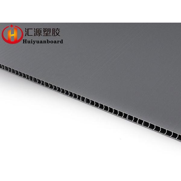 Quality Super Light Custom Size Grey PP Corrugated Plastic Sheets Fireproof for sale