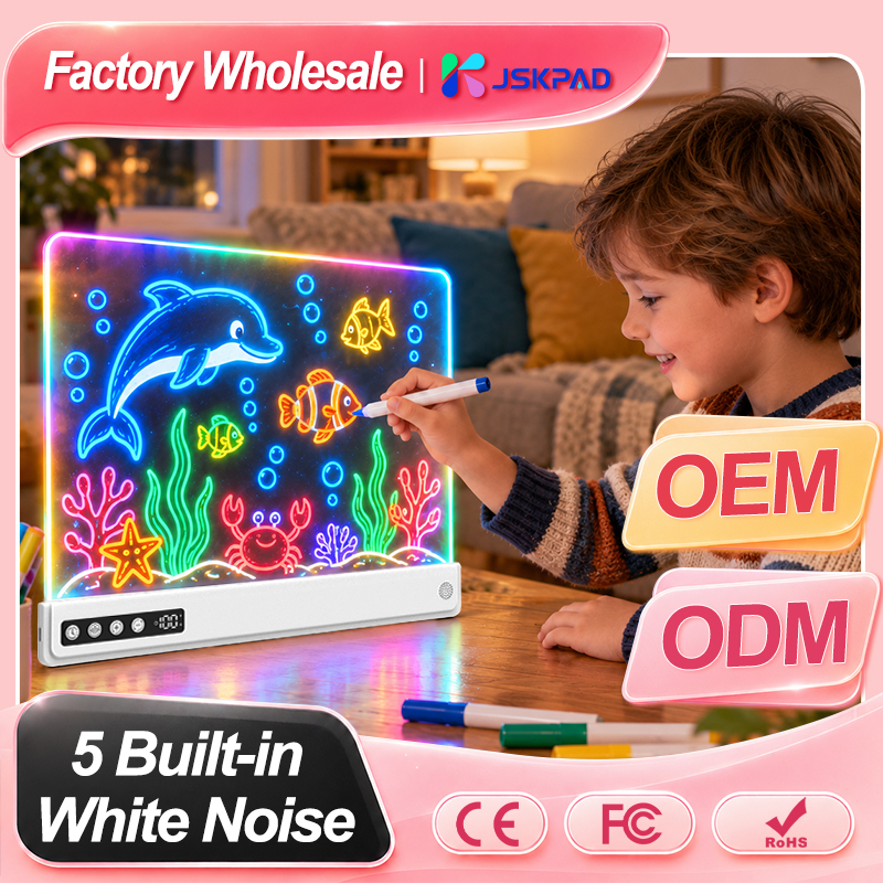 Quality Factory Direct Hot Selling ultra Slim 11mm Body Type C Charging 18 RGB Light Effects LED Drawing Board for sale
