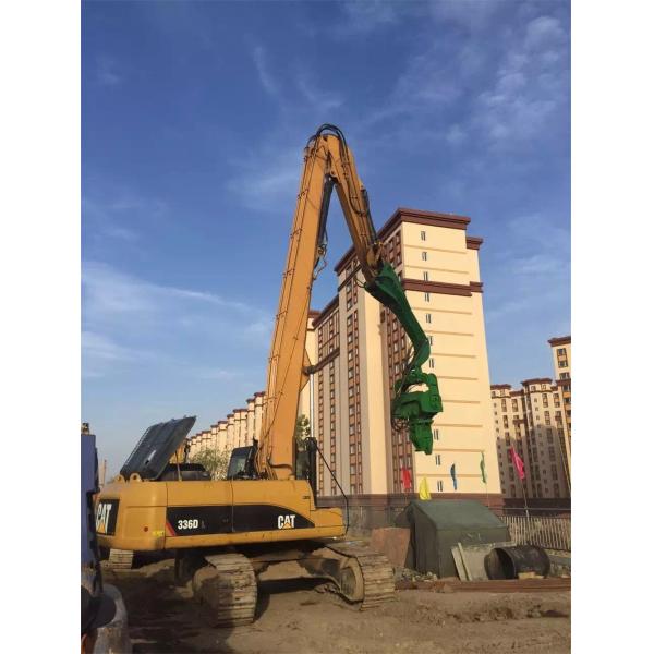 Quality HITACHI KOMATSU Excavator Mounted Pile Driver Multipurpose Sturdy for sale