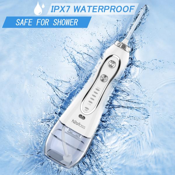 Quality 2500mah Ultrasonic Teeth Cleaner 5 Modes Handheld Water Flosser Portable for sale