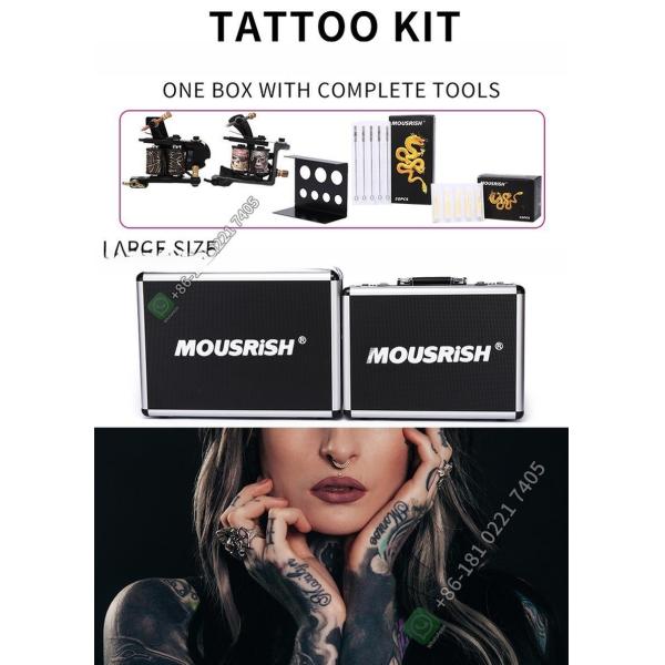 Quality Tattoo Machine Kit Small Size Tattoo Box with Rechargeable Wireless Power Supply for sale