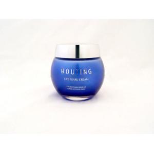 Quality Customized Empty Glass Cream Jars And Bottle For Cosmetic Packaging 50G for sale