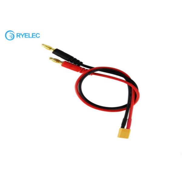 Quality 4.0mm Banana Plug To XT30 Charge Custom Cable Assemblies Connector For RC for sale