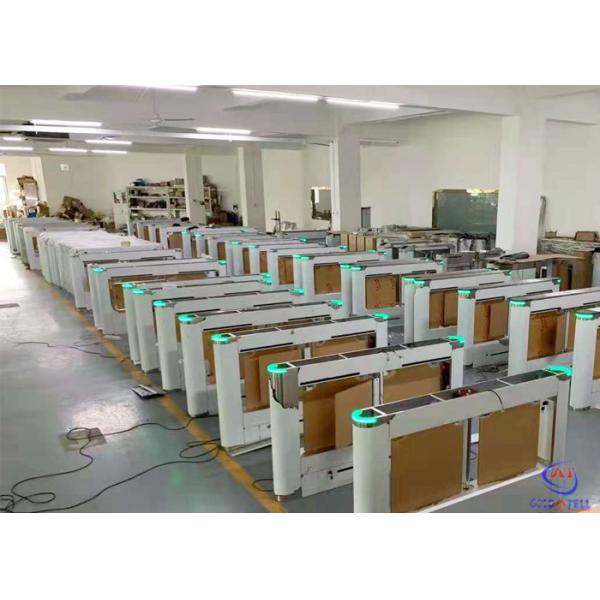 Quality Stainless Steel Rectangular Security Turnstile Gate Bi Directional For Indoor / for sale