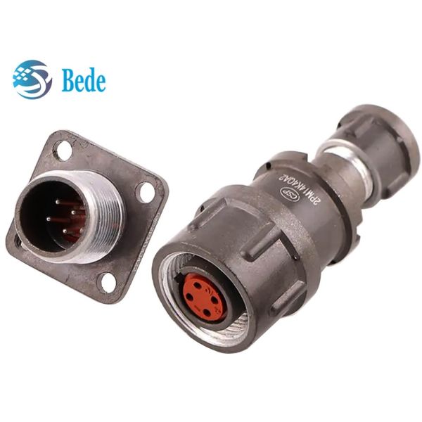Quality MIL Circular Connector Russian 2PM Standard with Threaded Connection Glass-Sintered Insulation and High-Temperature Resistance for sale