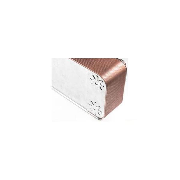 Quality Customized Brazed 40 Plate Heat Exchanger With 3/4 Inch MNPT Ports for sale