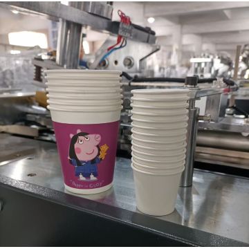 Quality 3-16oz fully automatic edible onetime water coffee paper cup making machines for sale