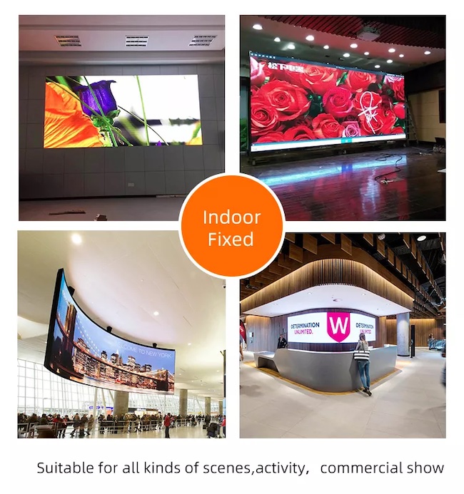 Advertising P2mm Indoor LED Panel Display SMD1515 3840Hz 1