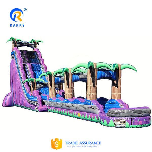 Quality Customized Printing Inflatable Water Slide Max Capacity 100-500kg for Kids for sale