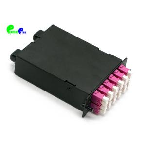 Quality OM4 1U 4 Slots Patch Panel MPO MTP Cassette Desgined Low Insertion Loss For 10G for sale