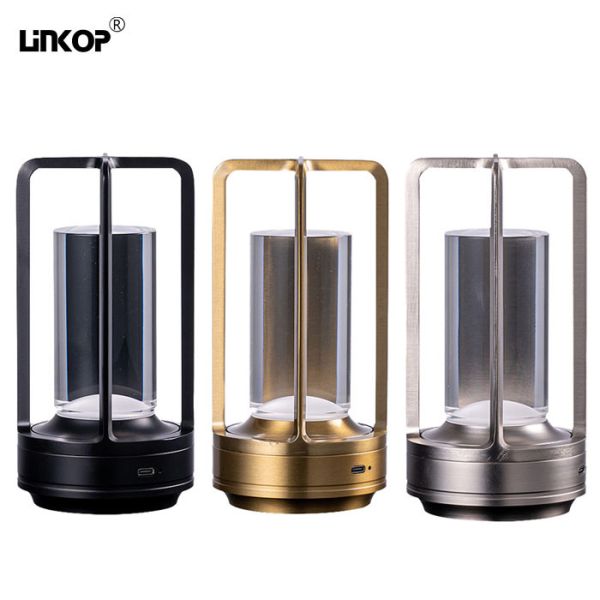 Quality Retro Cross Shaped Touch Led Light Tri Color Dimmable LED Desk Light With C Type for sale