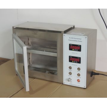 Quality Fire Nozzle Dia9.5mm Horizontal Flammability Tester , FMVSS 302 Flammability for sale
