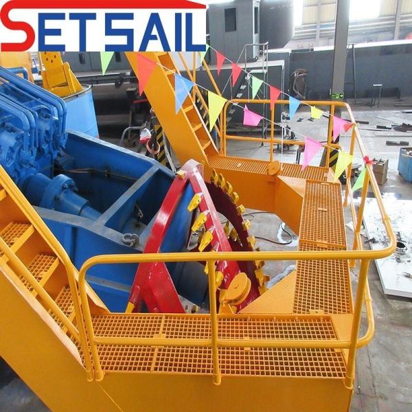 Quality Water Flow Hydraulic Cutter Suction Dredger with Double Sand Pump and Spud for sale