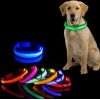 Quality Adjustable Waterproof Flashing Light Up Dog Collar for Nighttime Walking for sale