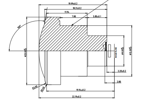 Quality EFL1.02 Large and Wide Angle Lens for sale
