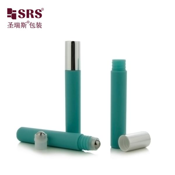 Quality 8ml Empty 304 Stainless Steel Ball PP Injection Custom Color Under Eye Roll On for sale