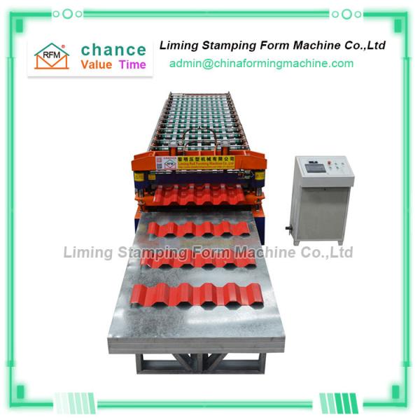Quality Single Sink Zinc Roofing Sheet Roll Forming Machine 7m/Min for sale