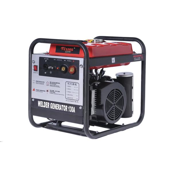 Quality 50HZ 130A Gas Powered Welder Recoil Start SMAW Gasoline Powered Portable Welders for sale
