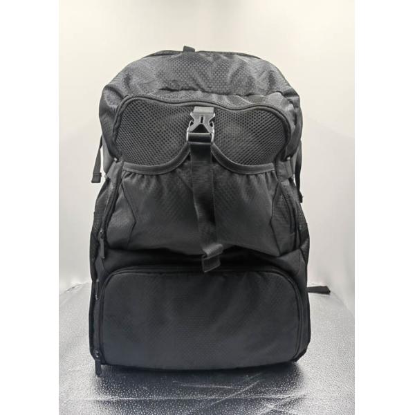 Quality Large Capacity Custom Football Backpack , Black Soccer Backpack With Shoe Compartment for sale