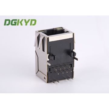 Quality Megabit Female RJ45 PCB Connector Internal Magnetics Surface Mount for sale