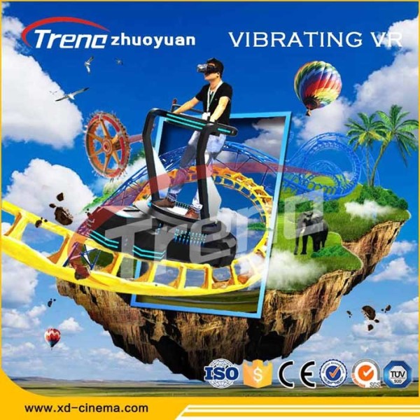 Quality 500W Vibrating VR Simulator , Children 9D VR Game Machine With HD VR Glasses for sale