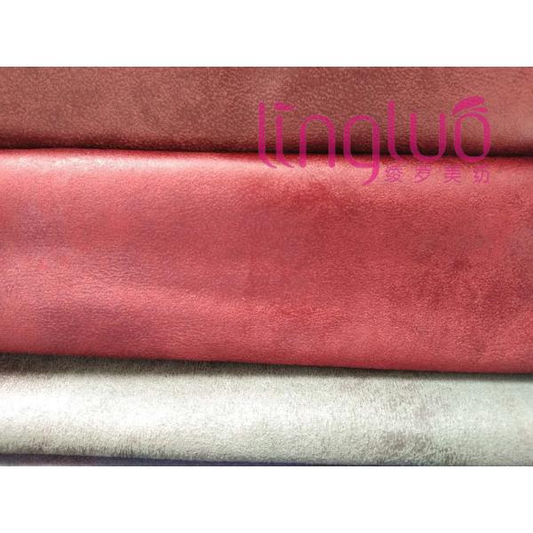 Quality Good Color Fastness Suede Sofa Fabric Furniture Upholstery Velvet Tech Cloth for sale