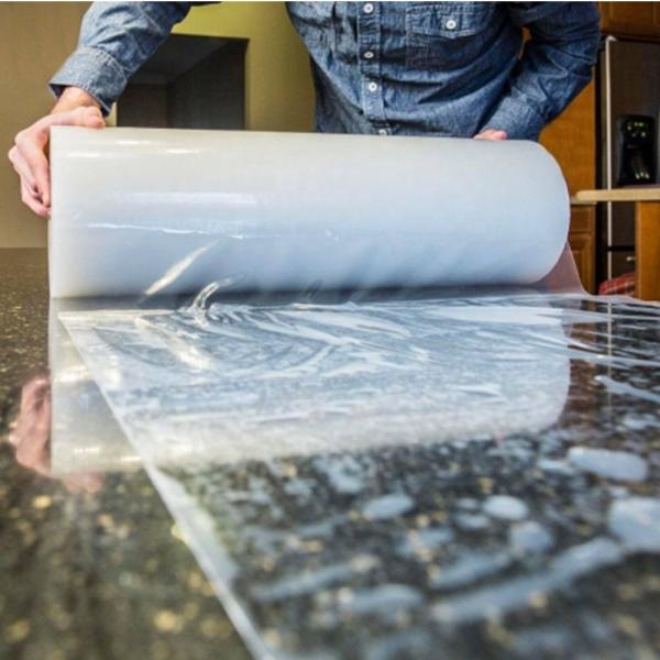 Quality Customized Temporary Protective Film PE Anti Scratch Countertop Quartz for sale