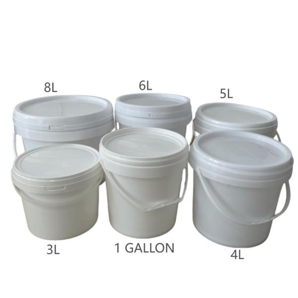 Quality Custom Logo Printed Food Grade Plastic Bucket Silk Screen/Heat Transfer/IML Printing for sale