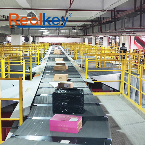 Quality Large Retail Warehousing Sorter Cross Belt Type Conveyor Sortation Systems OEM/ODM for sale