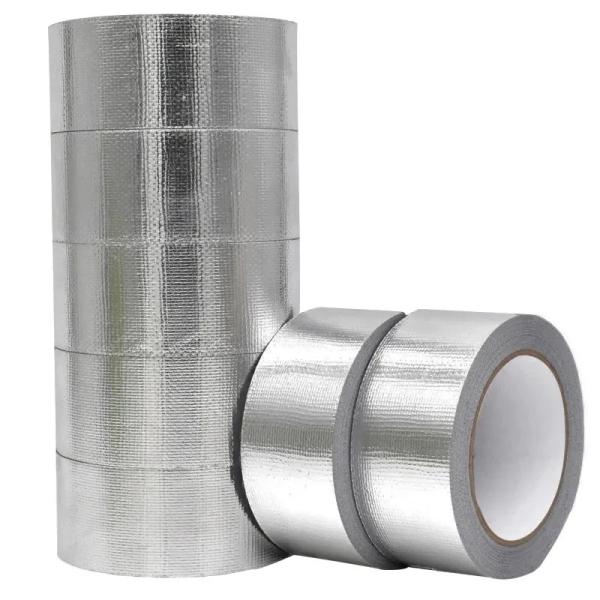 Quality Flame Retardant Self Adhesive Aluminium Foil HVAC Thermal Insulation Fiberglass for sale