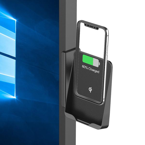 Quality 10W 7.5W Mini Qi Wireless Charging Stand Fast Charger Phone Holder Monitor for sale