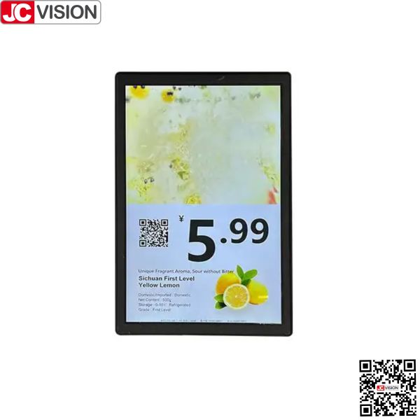 Quality JCVISION 10.1-inch Dual Screen Display Of Product Electronic Price Tag, Digital for sale