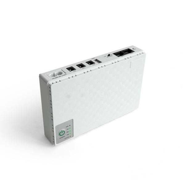 Quality 12 Volt Router Ups Backup Power Mini DC UPS Input Voltage AC 100V-240V Poe UPS for sale