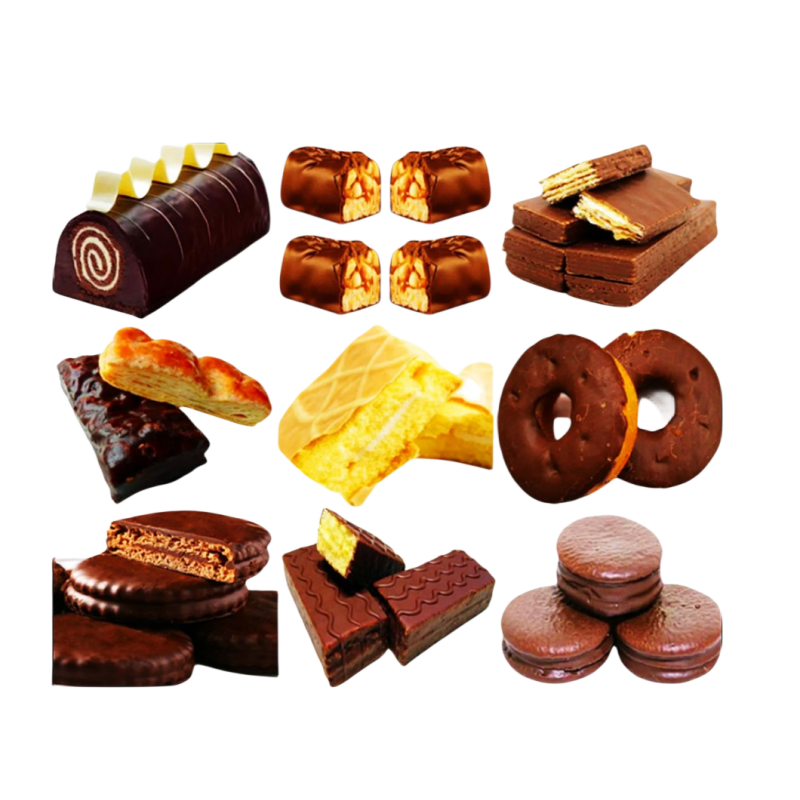 Chocolate Coating Machine Line Chocolate Enrobing Equipment Line Chocolate Fountain Coating Machinery 10