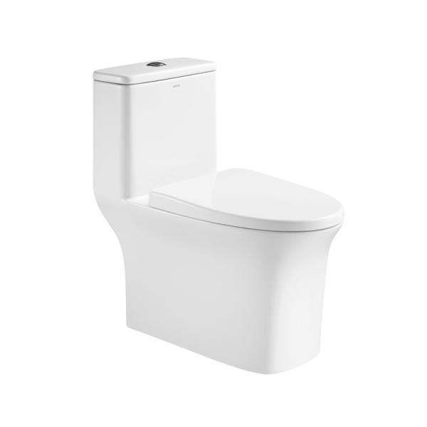 Quality 1.1 GPF One Piece Toilets Elongated 12 Inch Rough S trap 300mm for sale