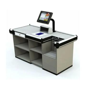 Quality Customized Colors Supermarket Checkout Counter Cold Rolled Steel for sale