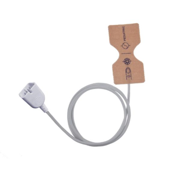 Quality 4mm dia Nihon Kohden Spo2 Probe Sensor , White Male Finger Clip Spo2 Sensor for sale
