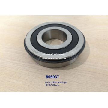 Quality 806037 automotive bearings Non-standard ball bearings 40x92x23mm for sale