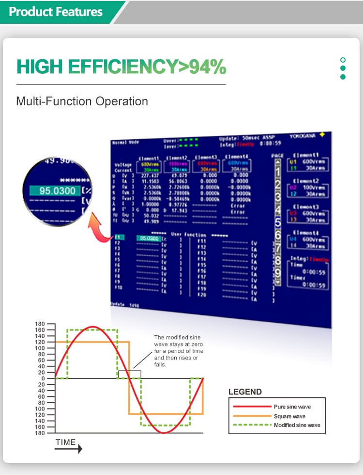 solar hybrid inverter without battery - high efficiency