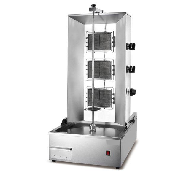 Quality Hotel Restaurant Cooking Equipment Gas Chicken Shawarma Making Machine for sale