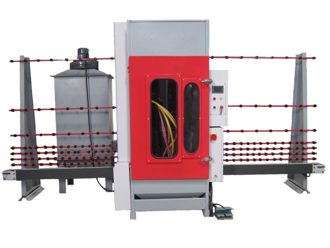 High Quality Automatic Vertical Glass Sandblasting Machine Glass Sandblaster