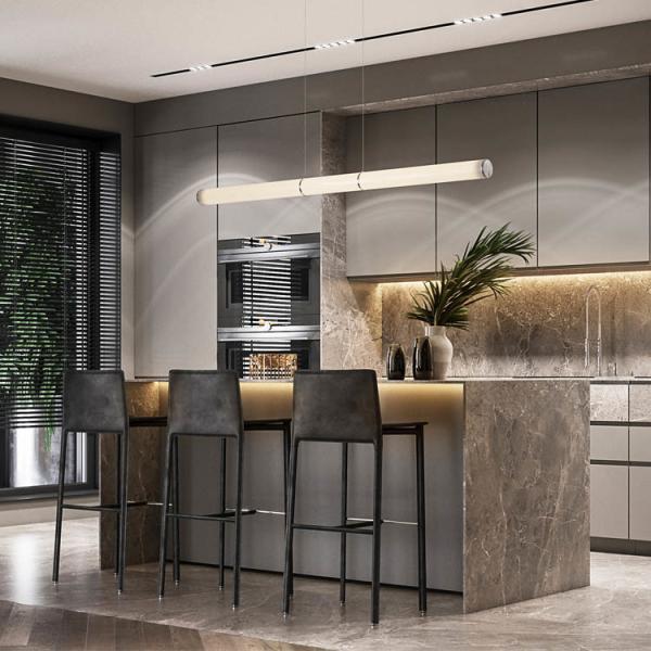 Quality PVC Laminate Wood Hanging Kitchen Cabinets From Ceiling for sale