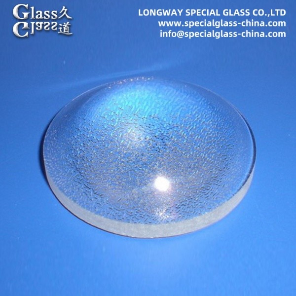 Quality Scratch Resistance Optical Pyrex 3.3 Glass Cover Lens For Led Light Lens for sale