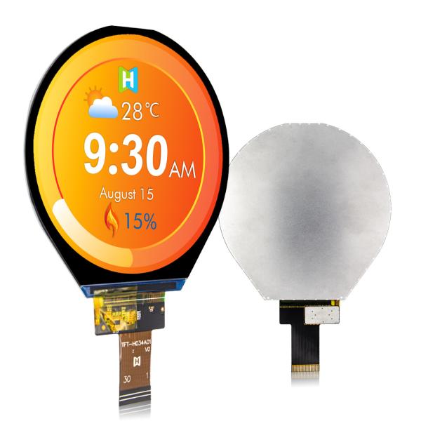 Quality 3.4 Inch IPS 800x800 Round Screen TFT Display Panel For Industrial Control for sale