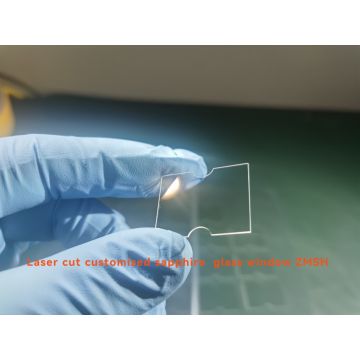 Quality Customized Shape Laser Cut Sapphire Windows , Sapphire Coated Crystal for sale