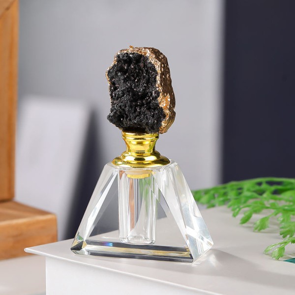 Quality Quartz Crystal Perfume Oil Bottle for sale