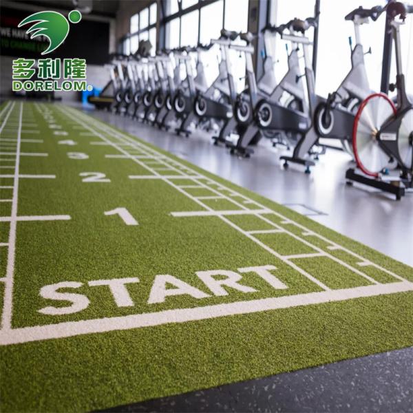Quality 63000 Stitches/m2 Density Dorelom Artificial Grass for Interval Training Agility Type Sled Pulling GYM Turf for sale