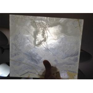 Quality SGS Bacstone Glass Panel With 1-2mm Thin Natural Stone for sale